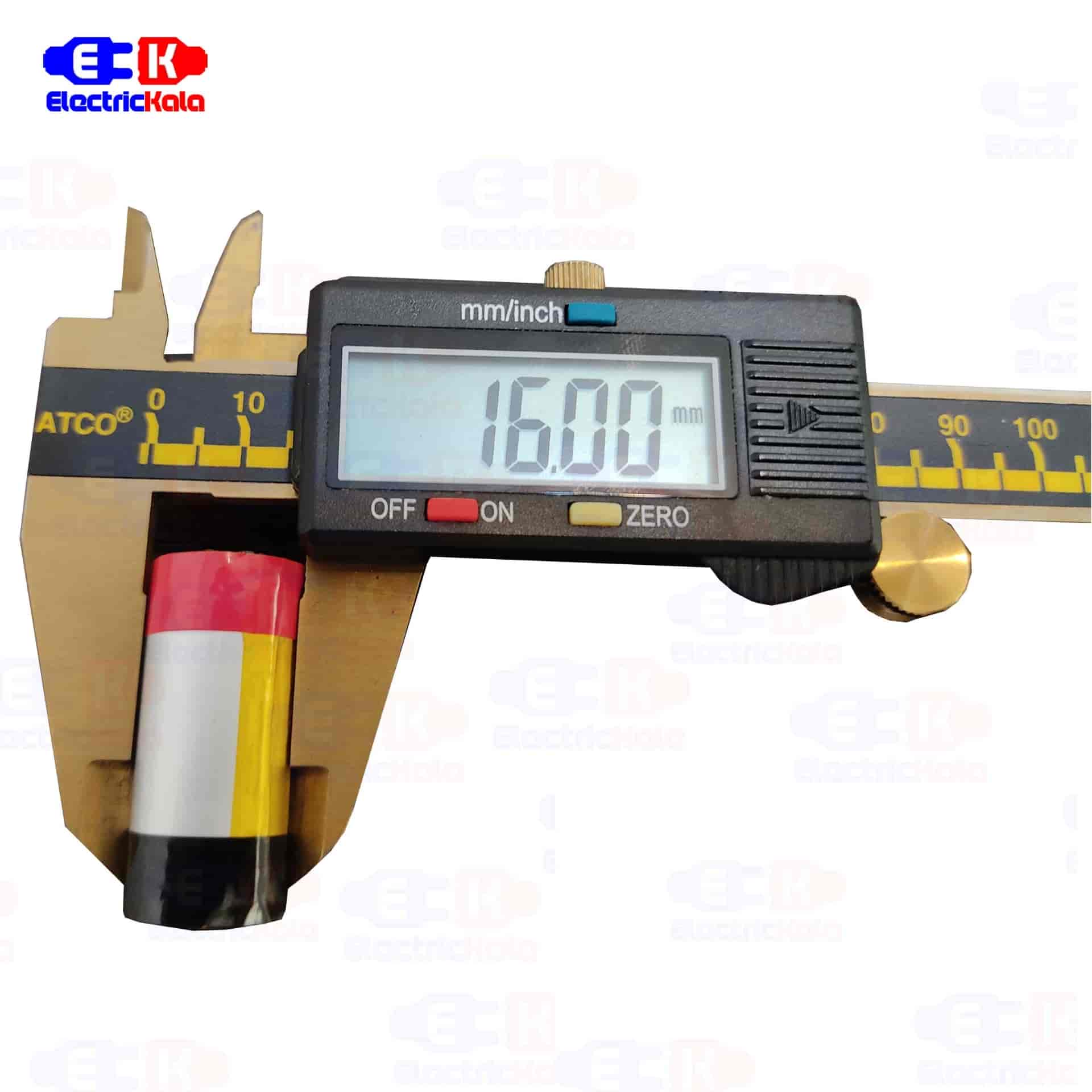 باتری لیتیوم پلیمر 3.7 ولتی و 900 میلی آمپر LiPo MX 16350 900mAh ...