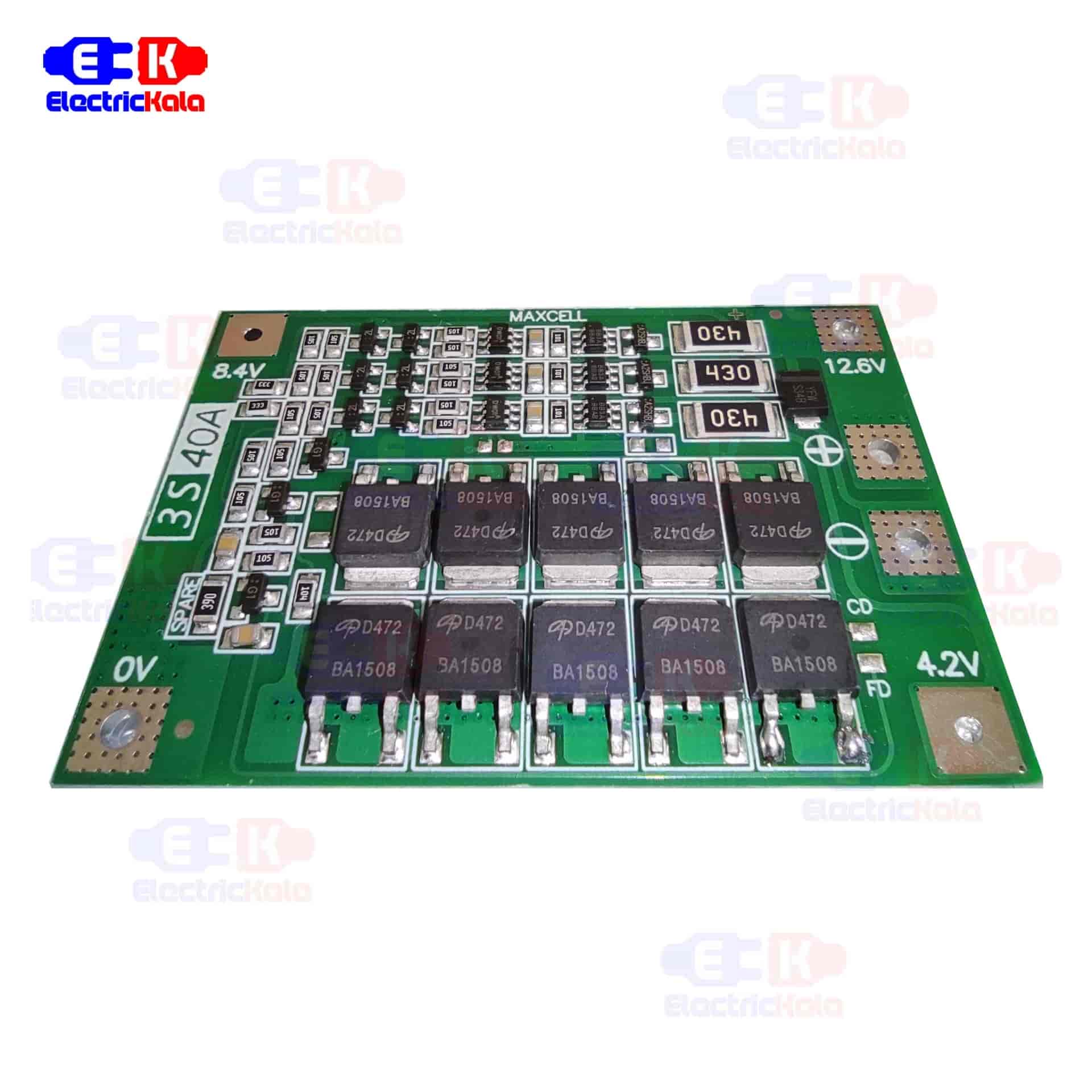 برد کنترل شارژ و محافظ باتری لیتیوم یون سه سل li-ion BMS 3S-40A|فروشگاه ...