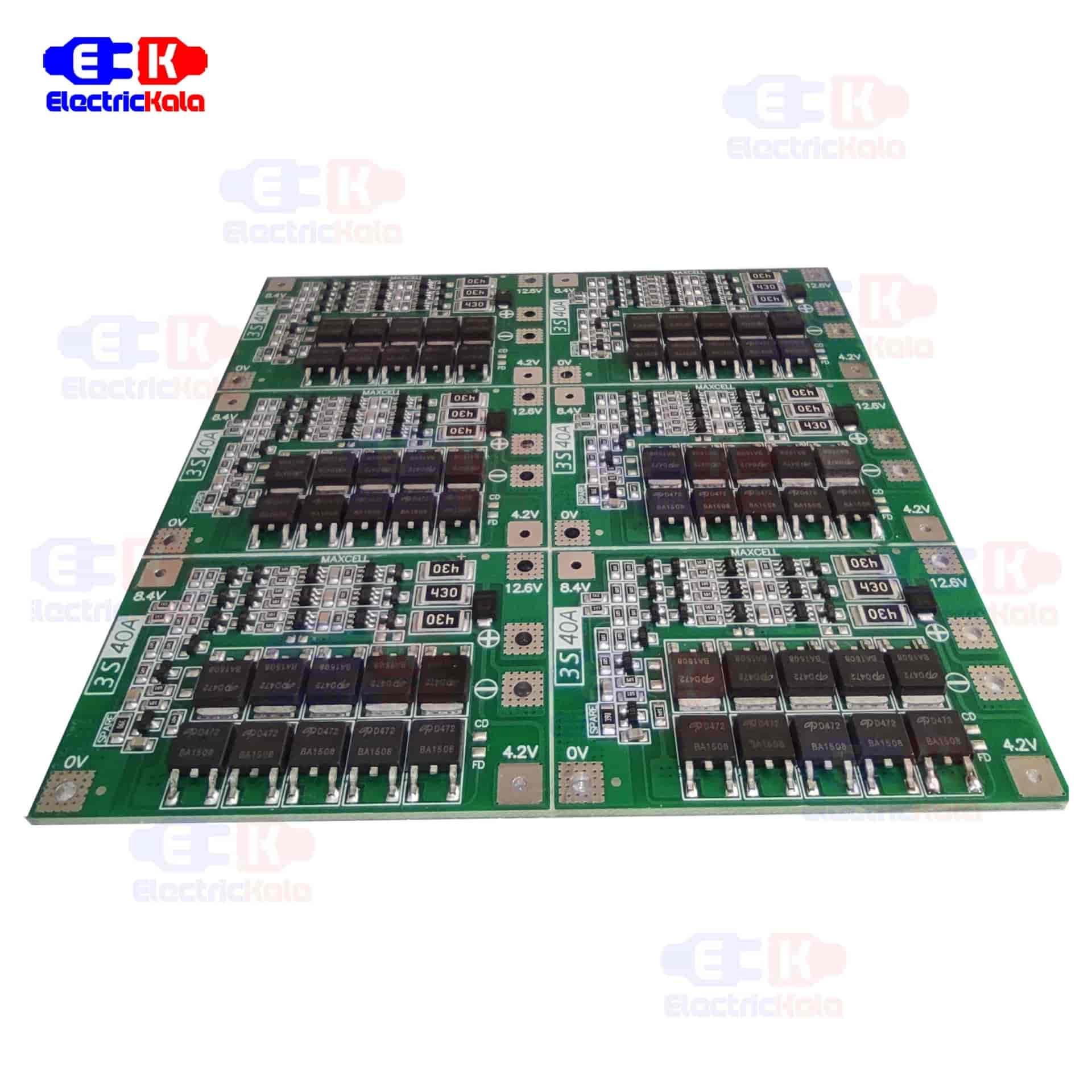 برد کنترل شارژ و محافظ باتری لیتیوم یون سه سل li-ion BMS 3S-40A|فروشگاه ...