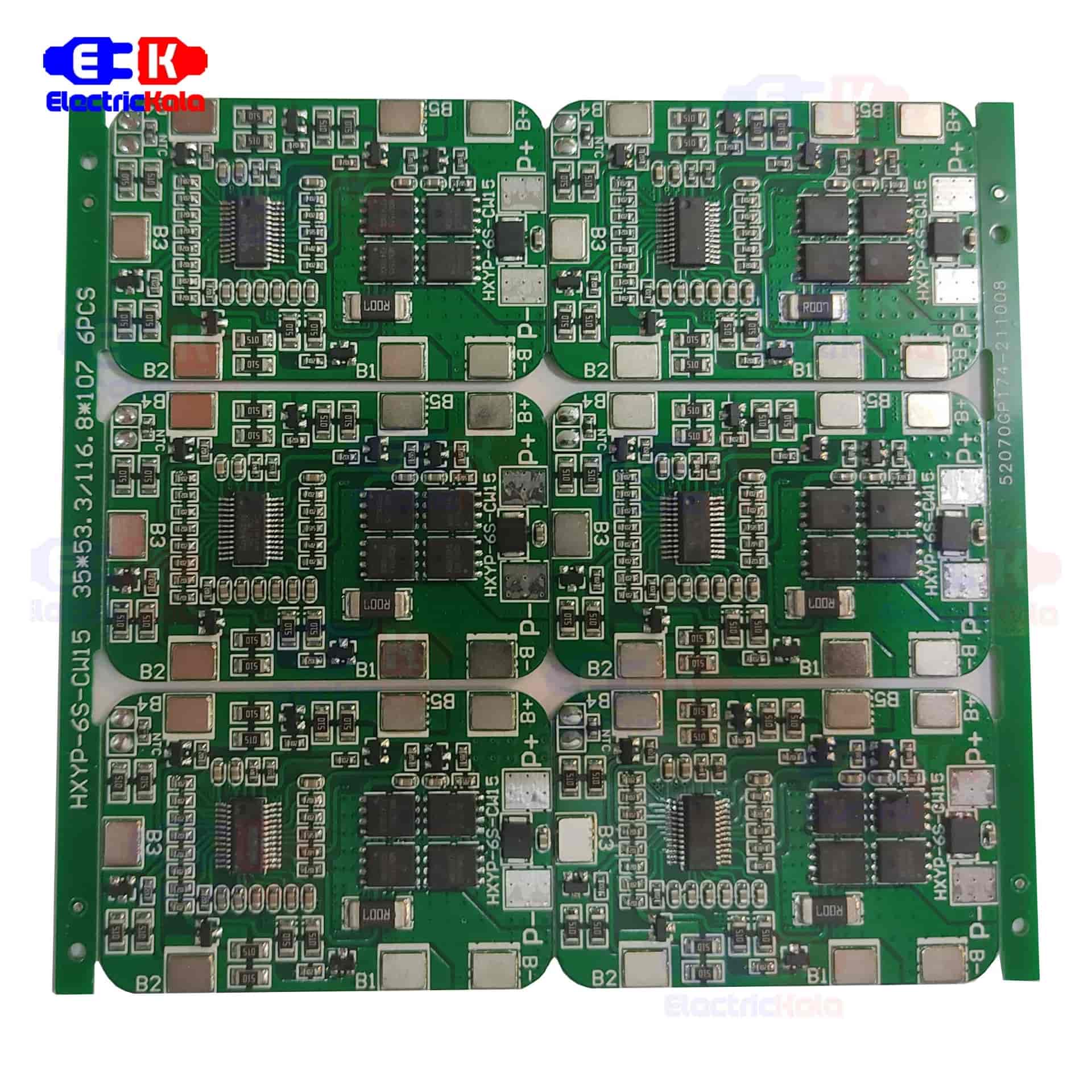 برد محافظ باتری li-ion BMS 6 سل 15 آمپر|فروشگاه اینترنتی الکتریک کالا